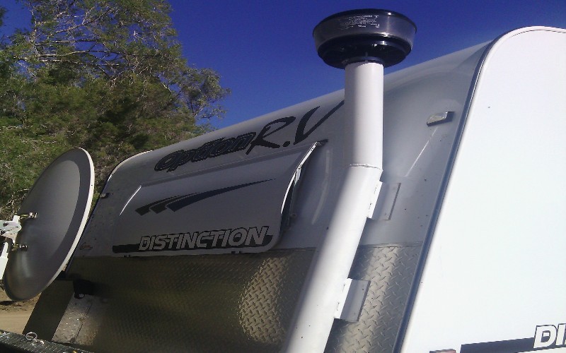 RESPA CF Pressuriser / Filtration Unit on Caravan- is a Marriage Saver!