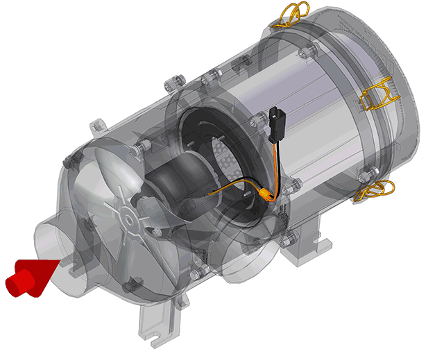 RESPA CF Pressuriser / Filtration Unit on Caravan- is a Marriage Saver!