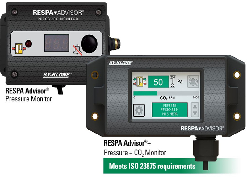 LSM EncloseAir® - Sy- Klone RESPA Advisor® In- Cabin Pressure + Co2 Monitor